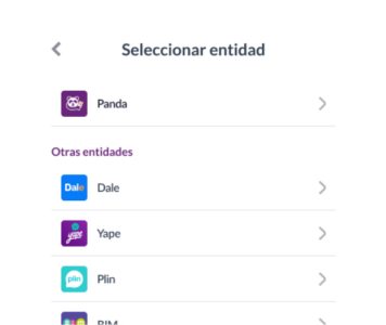 Inicio - Billetera Panda